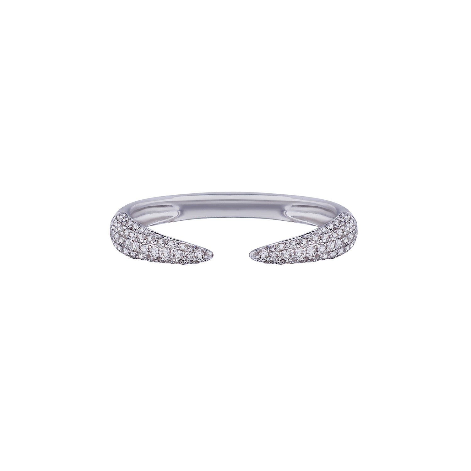 PAVÉ DIAMOND TUSK RING